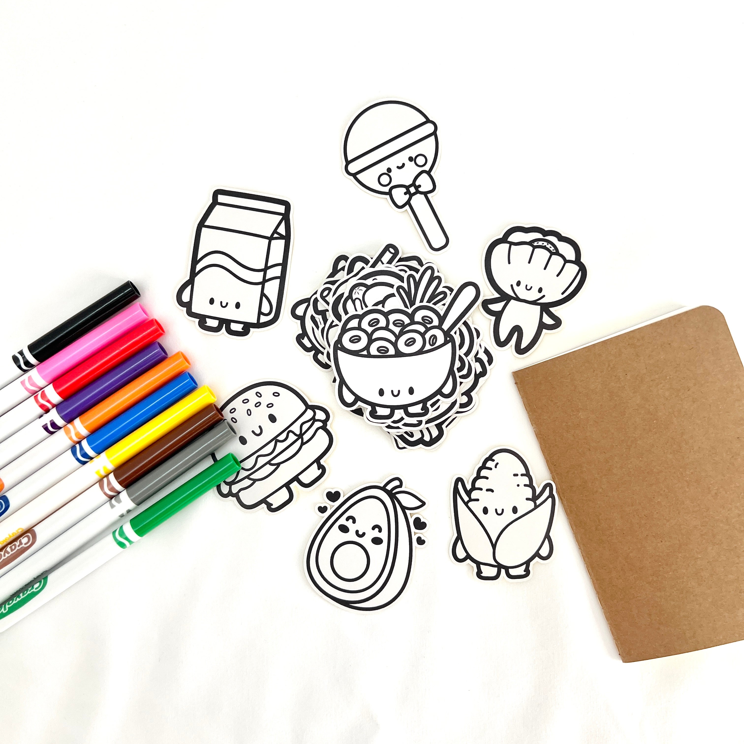 Fun Food Stickers – Creative Crates